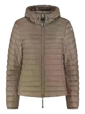 PARAJUMPERS Genie Hooded Quilted Jacket - Brown
