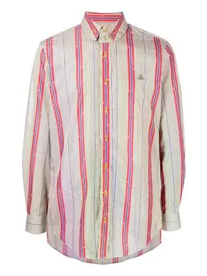 VIVIENNE WESTWOOD All-over Print Button-down Shirt - Brown