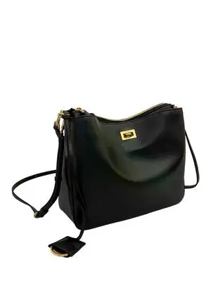 BALENCIAGA Logo-Plaque Shoulder Bag