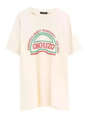 WILLY CHAVARRIA Graphic-print T-shirt - Neutrals