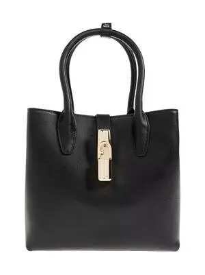 Furla Goccia Top Handle Small Tote Bag - Black