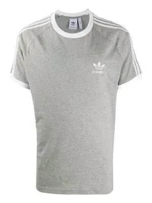 Adidas Three Stripes Logo T-shirt - Grey