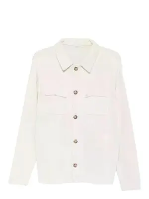 MANUEL RITZ Buttoned Pocket Cardigan - Neutrals