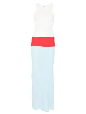 Gimaguas Amelia Paneled Maxi Dress - Blue