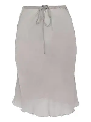 Gimaguas Bahia Tie-waist Mini Skirt - Grey