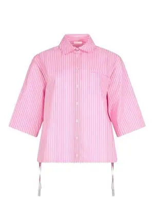 Liu Jo Striped Pocket Shirt - Pink