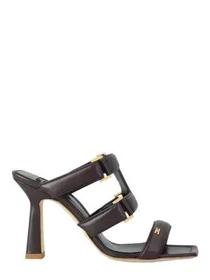 Elisabetta Franchi Leather Sandals - Brown