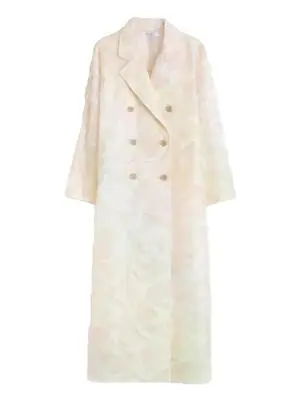 Max Mara Mxsmito Double-Breasted Coat Neutrals