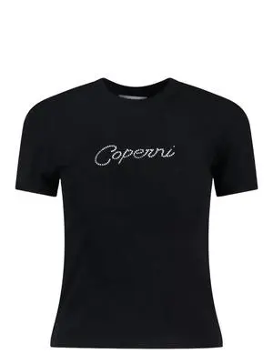 Coperni Embellished Short-sleeve T-shirt - Black