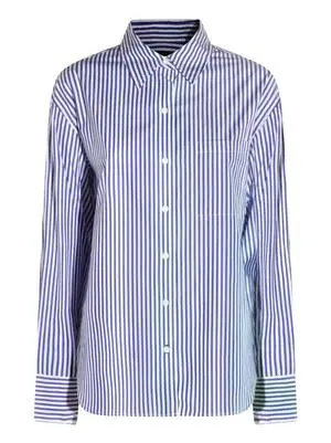 Rag & Bone Striped Shirt With Pocket - Blue