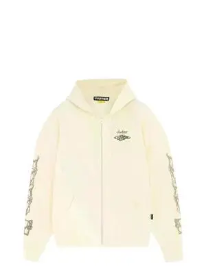 IUTER Waffle Zip Hoodie - Neutrals