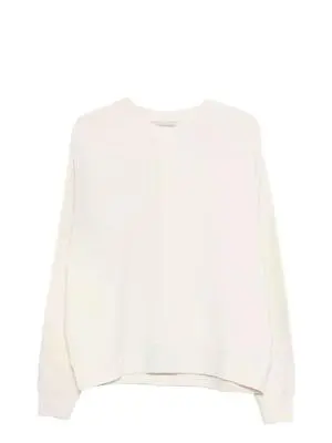 GOLDEN GOOSE Distressed Logo Sweatshirt - Neutrals