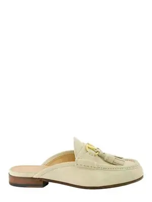Valentino Garavani Vlogo Signature Tassel Detail Flat Mules - Neutrals