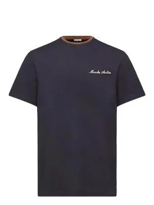 Moncler Crew Neck Short-sleeve T-shirt - Blue