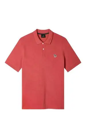 MPS Zebra Appliqué Polo Shirt - Red