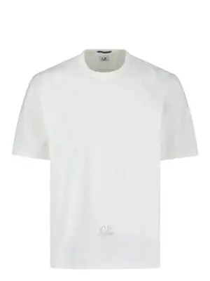 C.P. COMPANY Logo-detail T-shirt - White