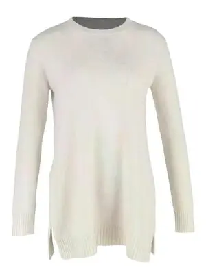 Max Mara Selina Oversized Wool Sweater - White