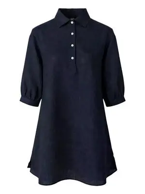 GRAN SASSO Collared Button-down Shirt - Blue