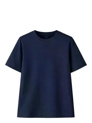 GRAN SASSO Crew-neck Short-sleeve T-shirt - Blue