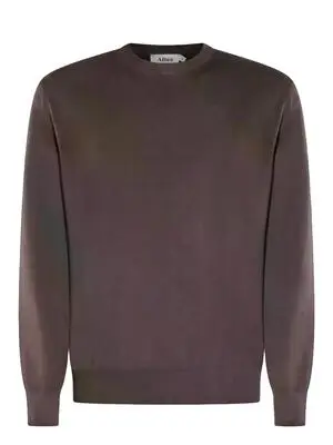 Altea Crew-Neck Ribbed Sweater Brown