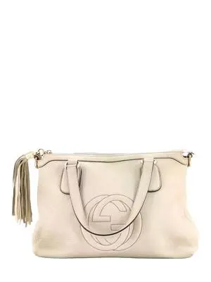 Gucci Soho Convertible Top Handle Satchel - Neutrals