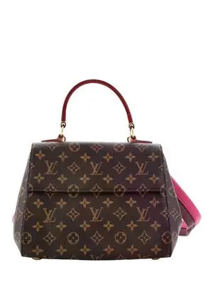 LOUIS VUITTON Cluny Top Handle Satchel - Brown