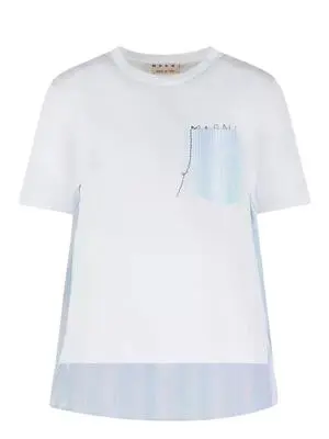 Marni Pocket Striped T-shirt - Grey