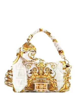 Fendi X Versace Fendace Baguette Nm Medium Shoulder Bag - Neutrals