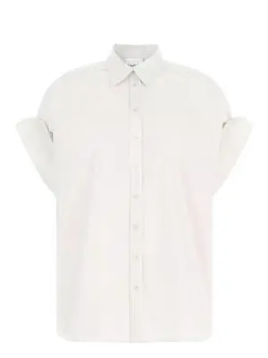 NUDE Poplin Cotton Shirt - White