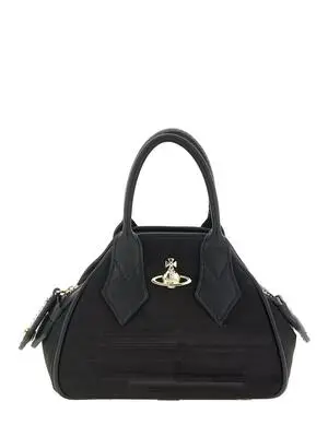 VIVIENNE WESTWOOD Mini Yasmine Logo-detail Tote Bag - Black