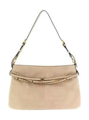 Pinko Stud-belt Shoulder Bag - Neutrals