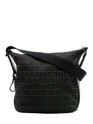 Fendi 20th Century Zucchino Canvas Shoulder Bag - Brown