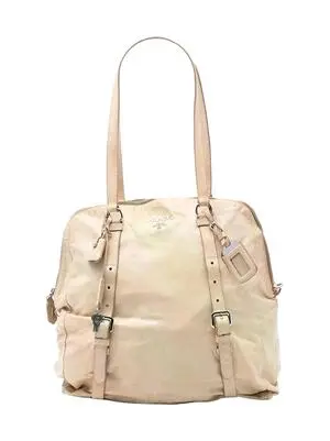 Prada Nappa Leather Tote Bag - Brown