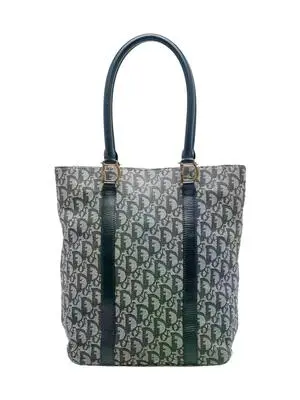 Dior 2001 Diorissimo Trotter Canvas Tote Bag - Blue