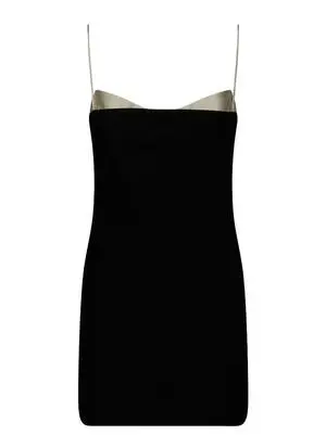 ENTIRE STUDIOS Sleeveless Mini Dress - Black