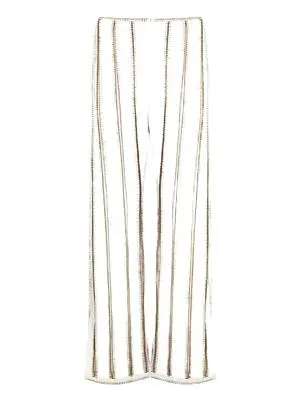 Amiri Flared Striped Track Pants - Neutrals
