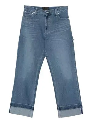 Simone Rocha Cuffed Hem Jeans - Blue