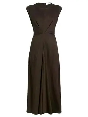 Proenza Schouler White Label Miranda Twisted Maxi Dress - Brown