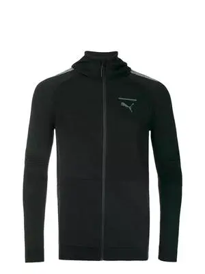 PUMA Lightweight Zipped Hoodie - Black