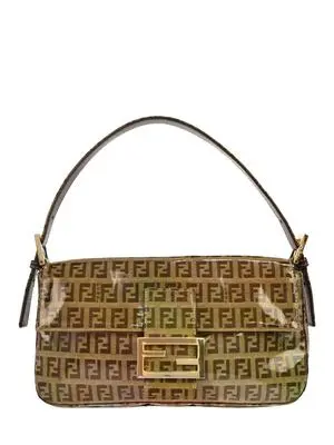 Fendi 2008 Zucchino Monogram Baguette - Neutrals