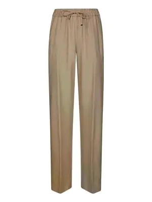 DONDUP Elasticated-waistband Trousers - Neutrals