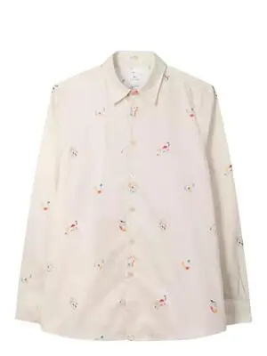 Paul Smith Lucky Charm Print Shirt - Neutrals