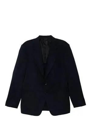TOM FORD Single-breasted Jacket - Blue