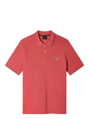 Paul Smith Zebra Embroidered Logo Polo Shirt - Red