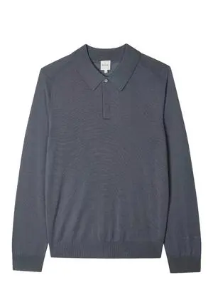 Paul Smith Long-sleeved Polo - Grey