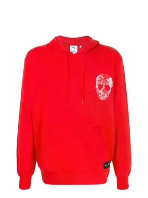 PUMA Skull Print Sweatshirt - Red