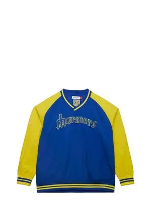 Mitchell & Ness V-neck Sweatshirt - Blue