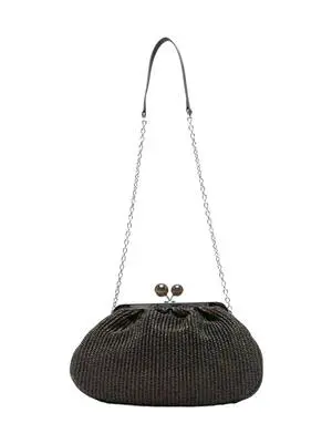 Max Mara Woven Clutch Bag - Brown