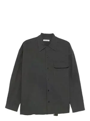 You Must Create Chest--pocket Shirt - Grey