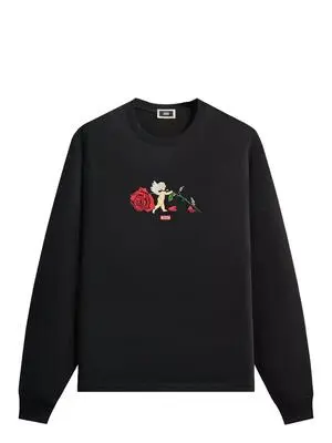 Kith Cupid Rose Long-sleeve T-shirt - Black